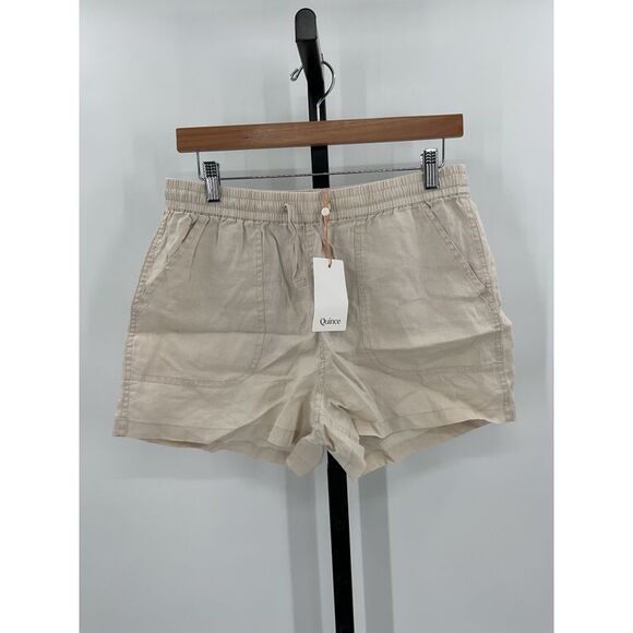 Quince | Shorts | Quince Womens 0 European Linen Shorts Driftwood Tan M ...